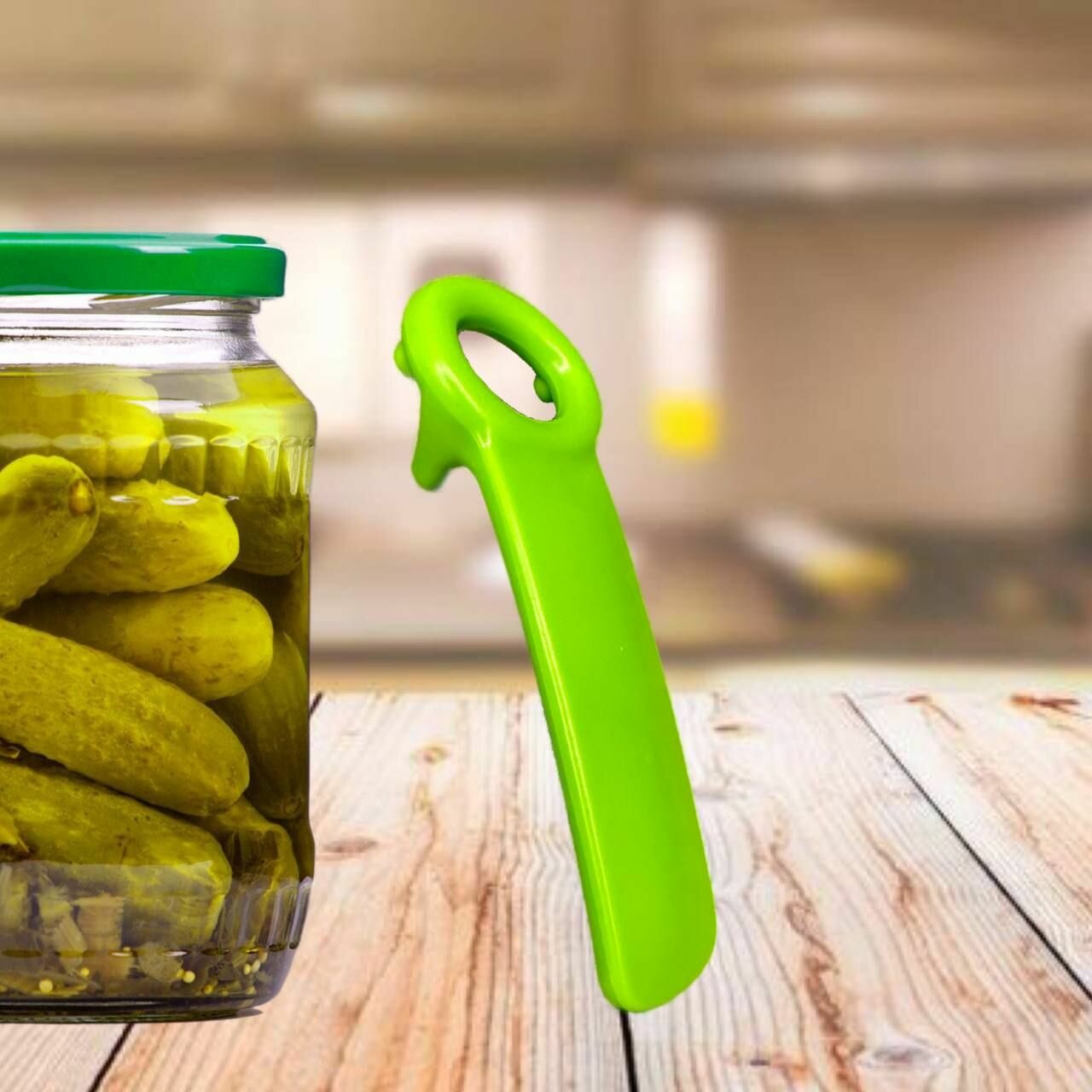 Открывалка для винтовых крышек. Ручка открывашка для закручивающихся крышек