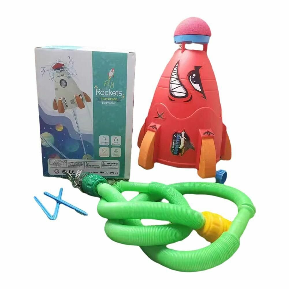 Летние детские пляжные водные игрушки, космические ракеты в форме спринклерных игрушек