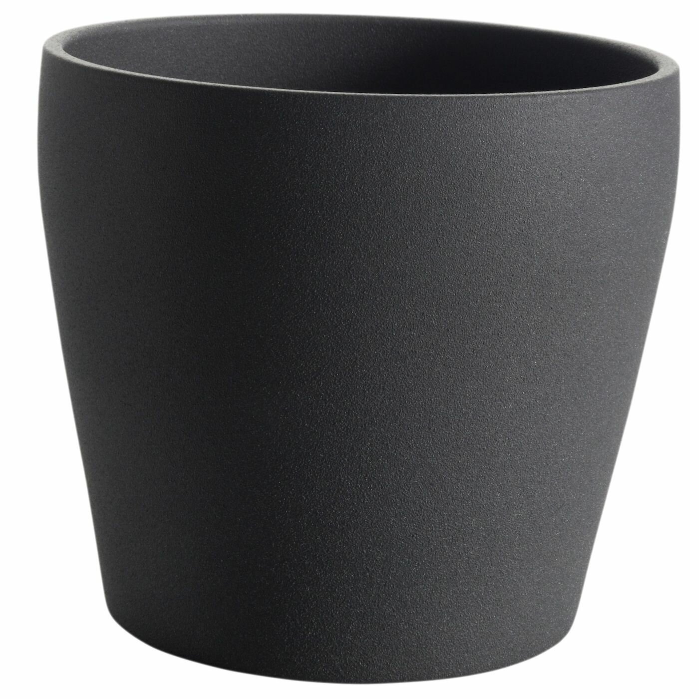 PERSILLADE Кашпо для цветов темно-серое, d12 см, IKEA