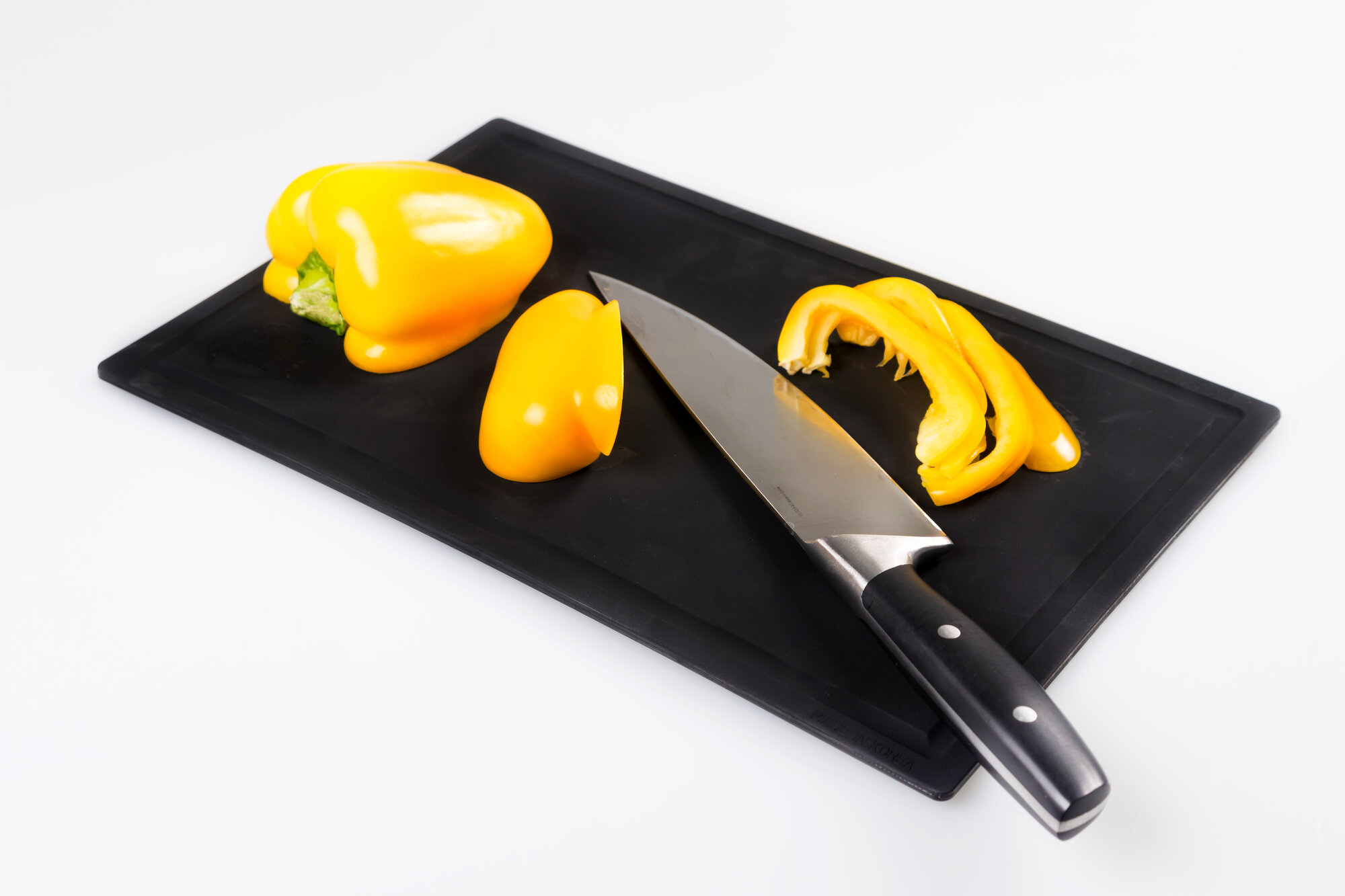 Доска разделочная SalleMa "Классик малая", черная, гибкая, прямоугольная