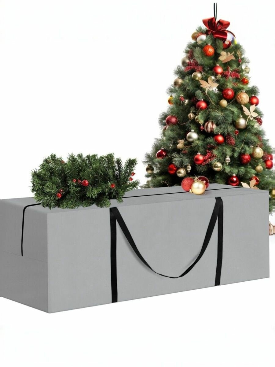 Сумка-чехол (120Х50Х30) для хранения Новогодней Ёлки и домашних вещей, водонепроницаемая, пылезащитная.