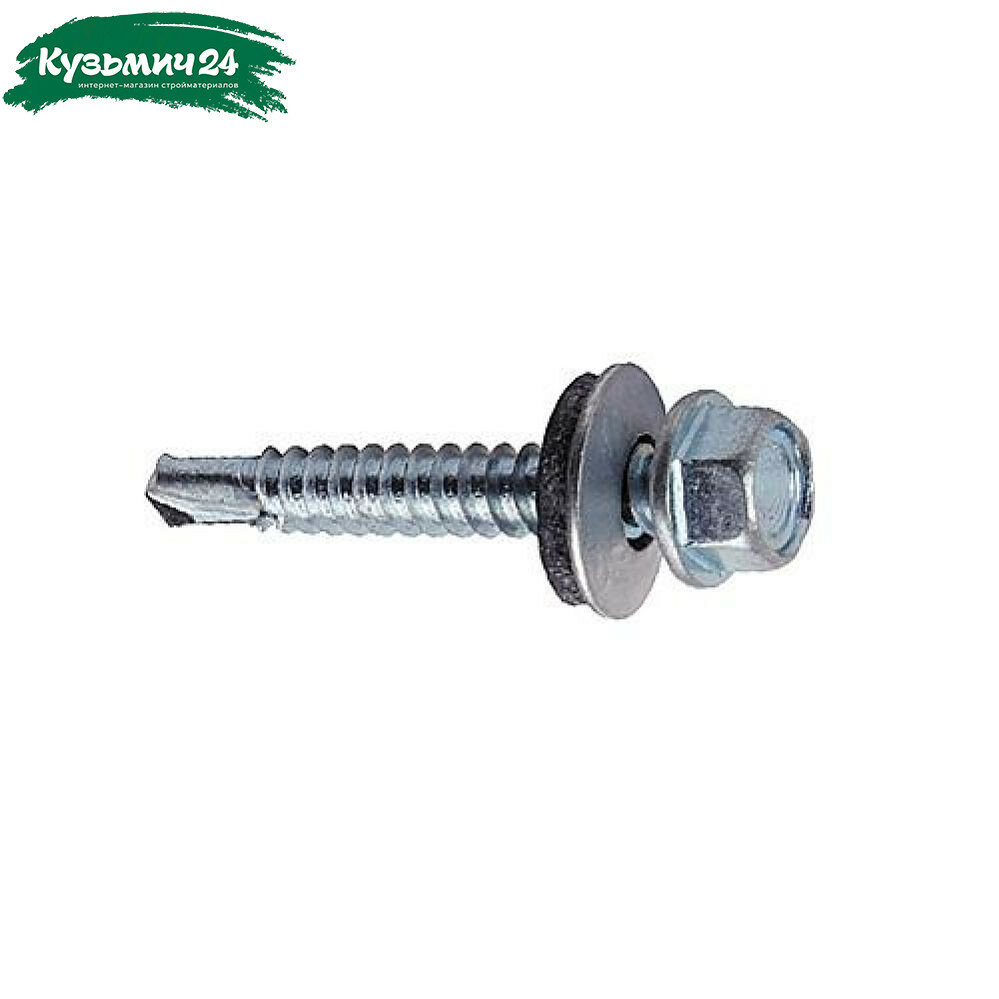 Саморез кровельный оцинкованный 6,3х38 мм