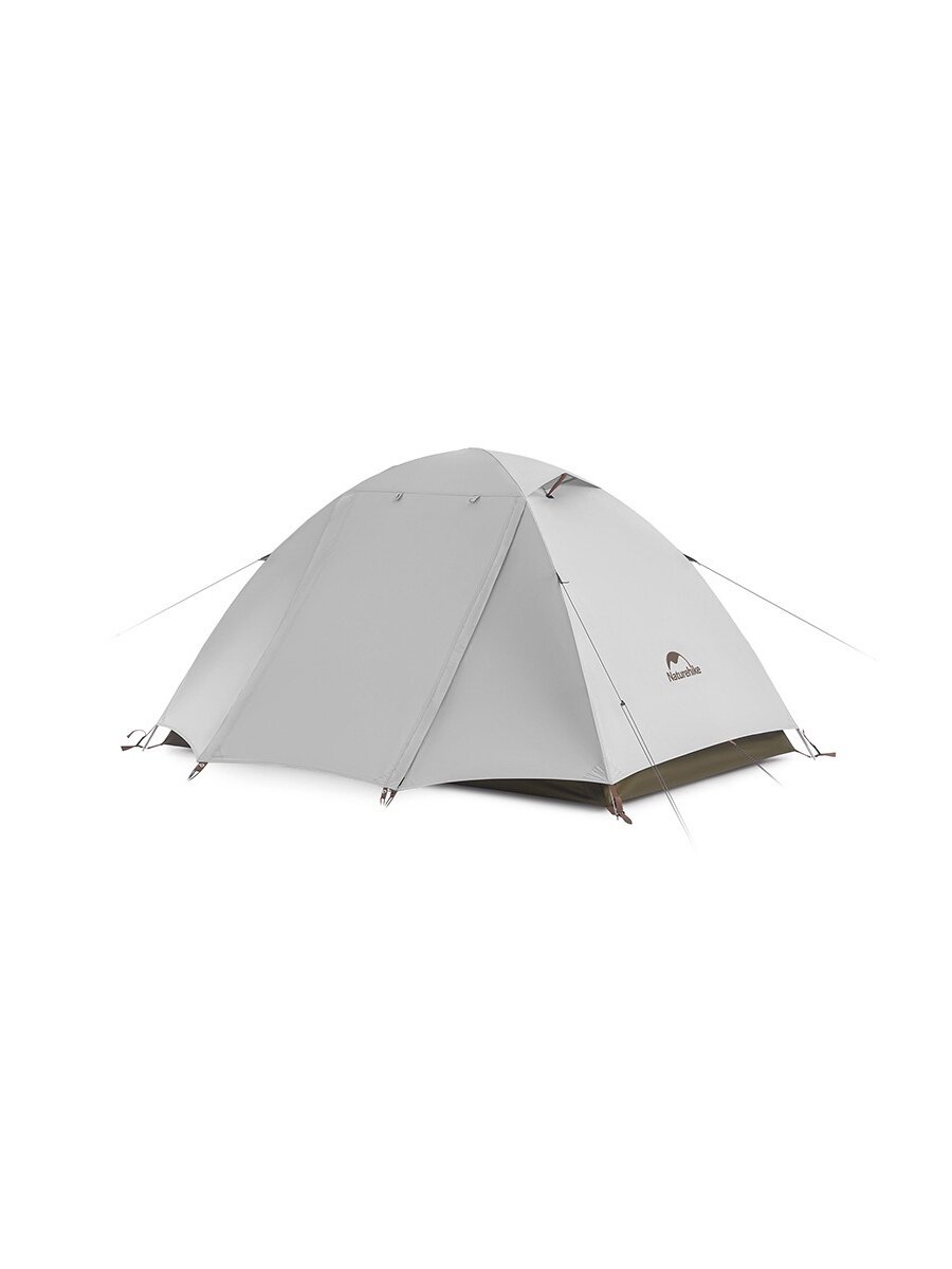 Палатка Naturehike Cloud-Creek (Yun chuan) 2-местная, алюминиевый каркас, серая, серия винил