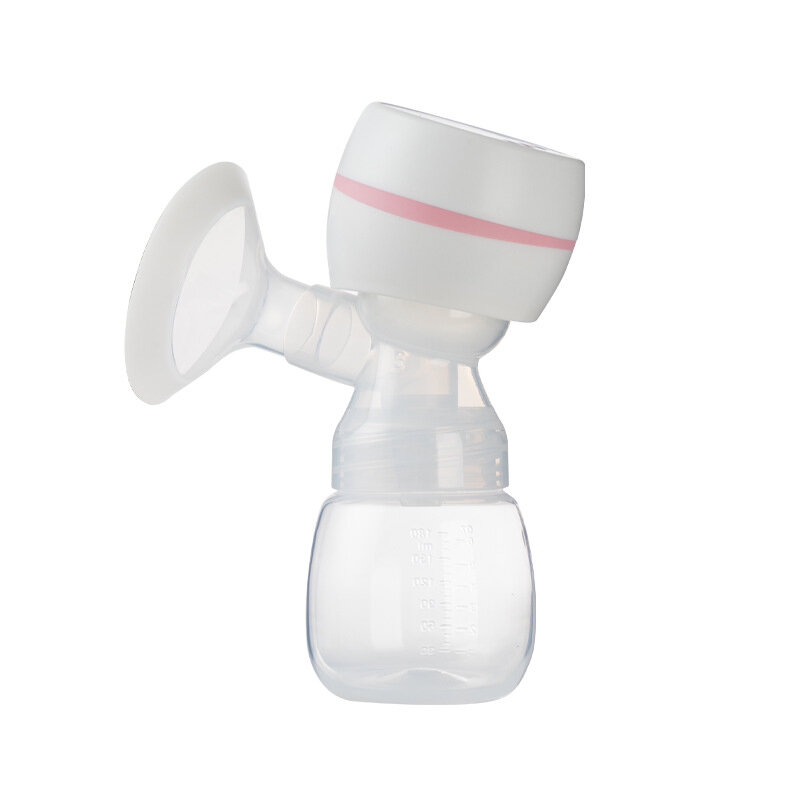 Ручной электрический молокоотсос с массажем, большой всасывающий молокоотсос, удобный портативный молокоотсос для сцеживания молока