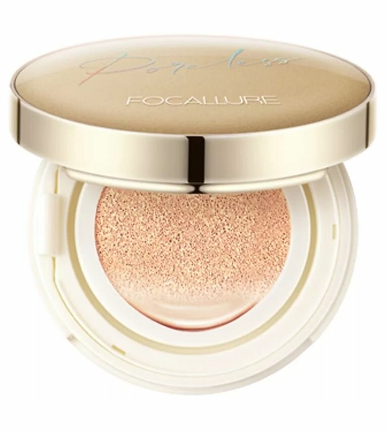 FOCALLURE Тональный крем кушон Poreless Matte Air Cushion Foundation, № 101 Светлый бежевый,10 г