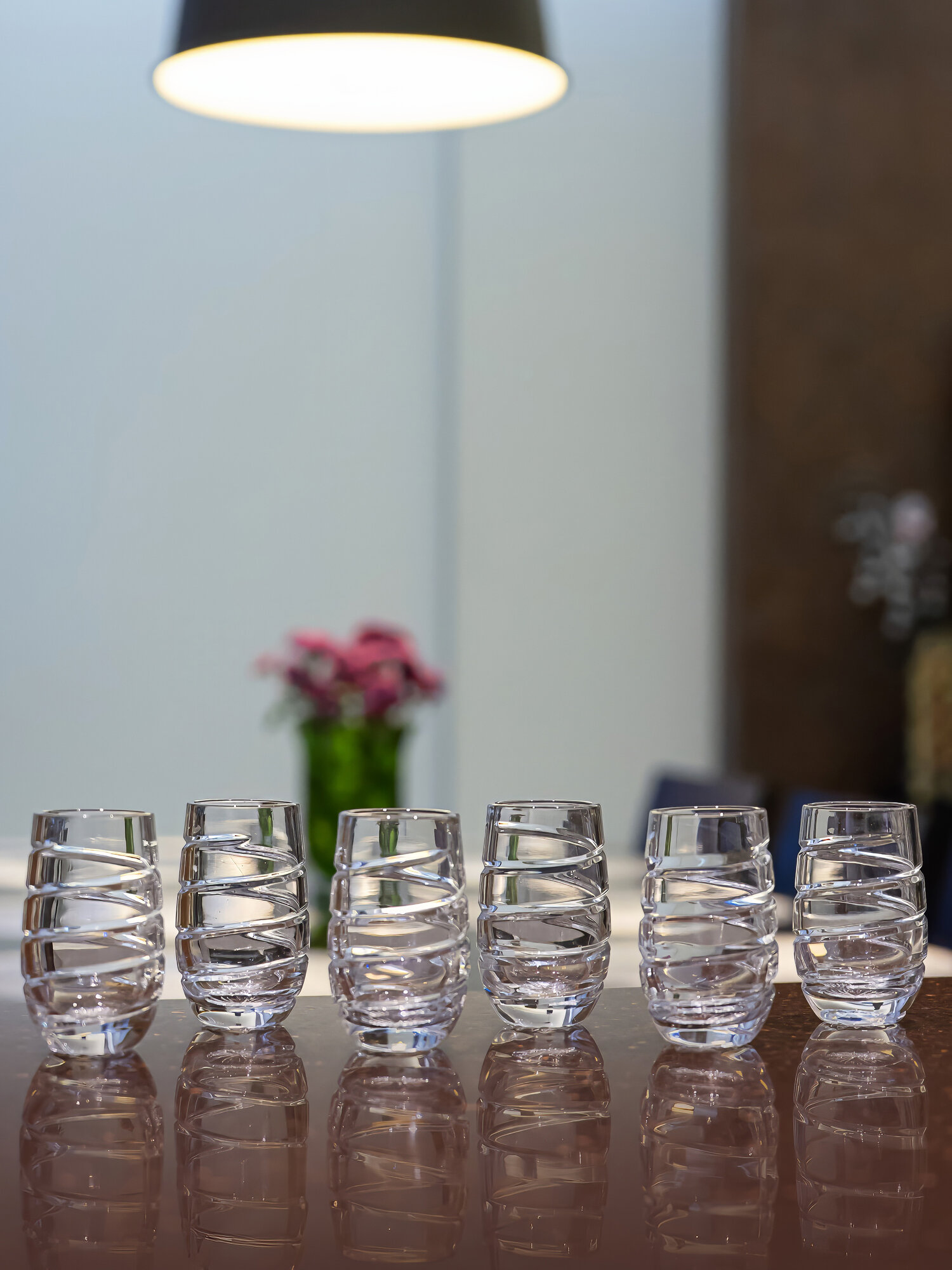 Хрустальные стопки для водки, ликера, коньяка 50 мл. набор 6 шт. Неман 8560-1000/96