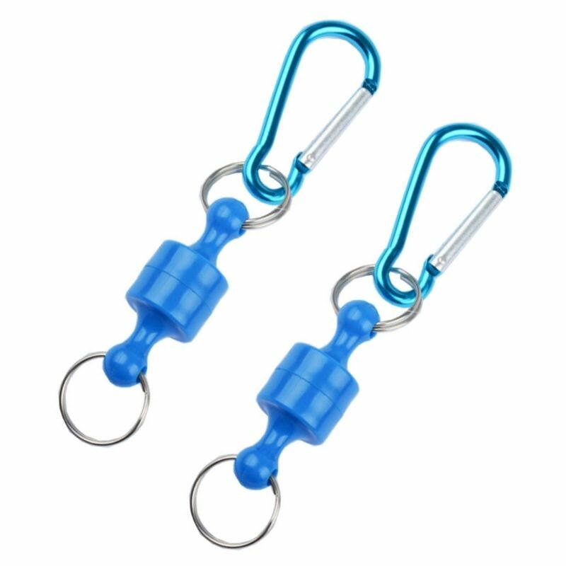 2 магнитные пряжки для рыбалки и альпинизма-небесно-голубой