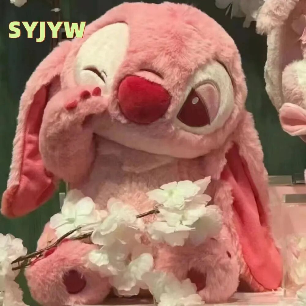 Мягкая игрушка Angel розовая плюшевая кукла для девочек 35 см