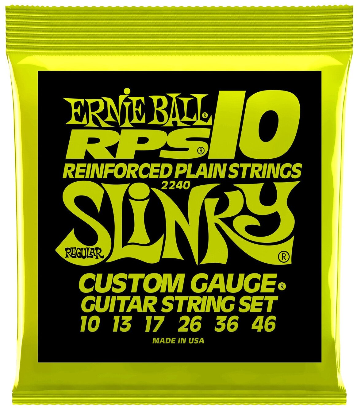 Струны для электрогитары Ernie Ball 2240 RPS10 10-46