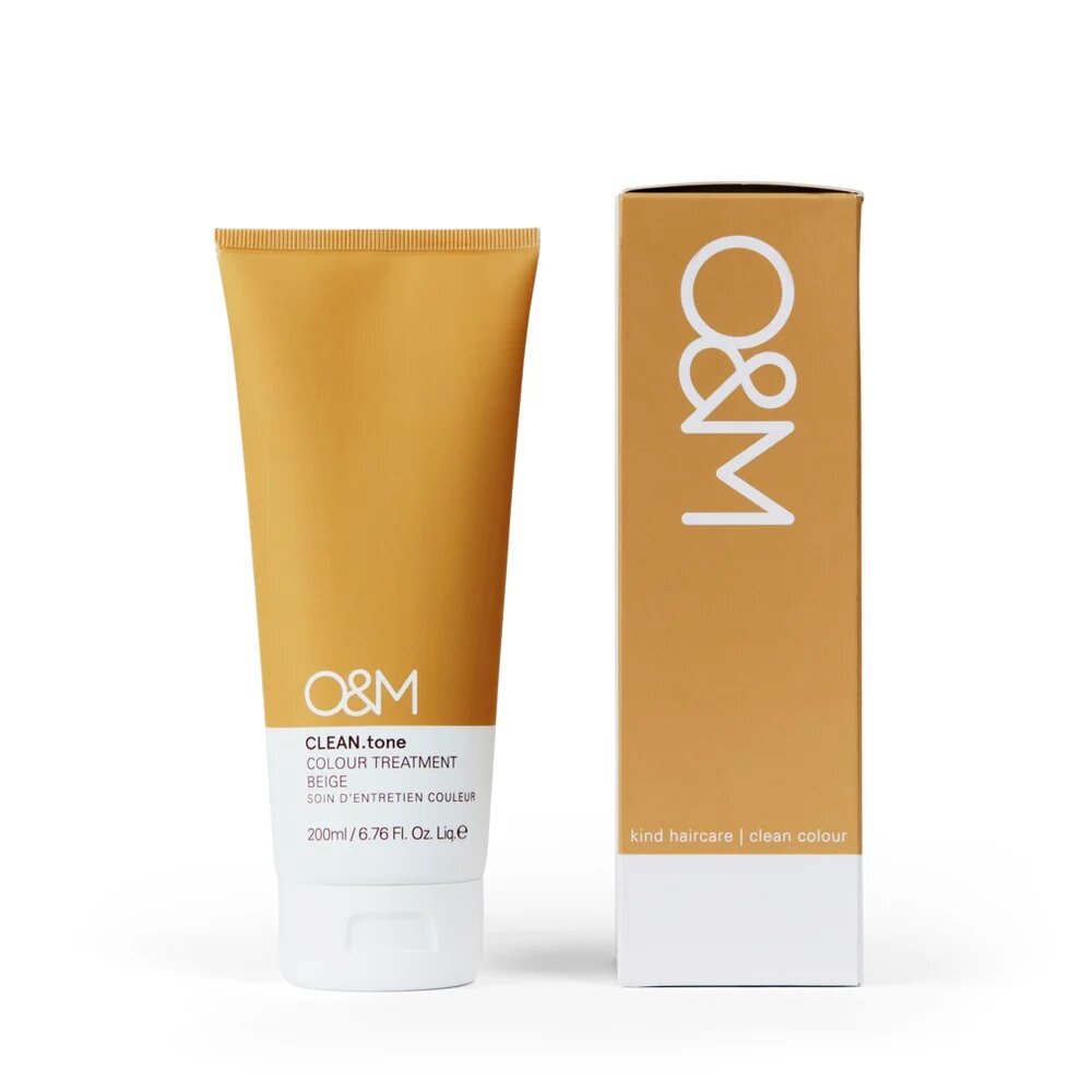 O&M CLEAN.TONE COLOUR TREATMENT BEIGE Тонирующая маска-уход «Песочно-бежевый» 200 мл