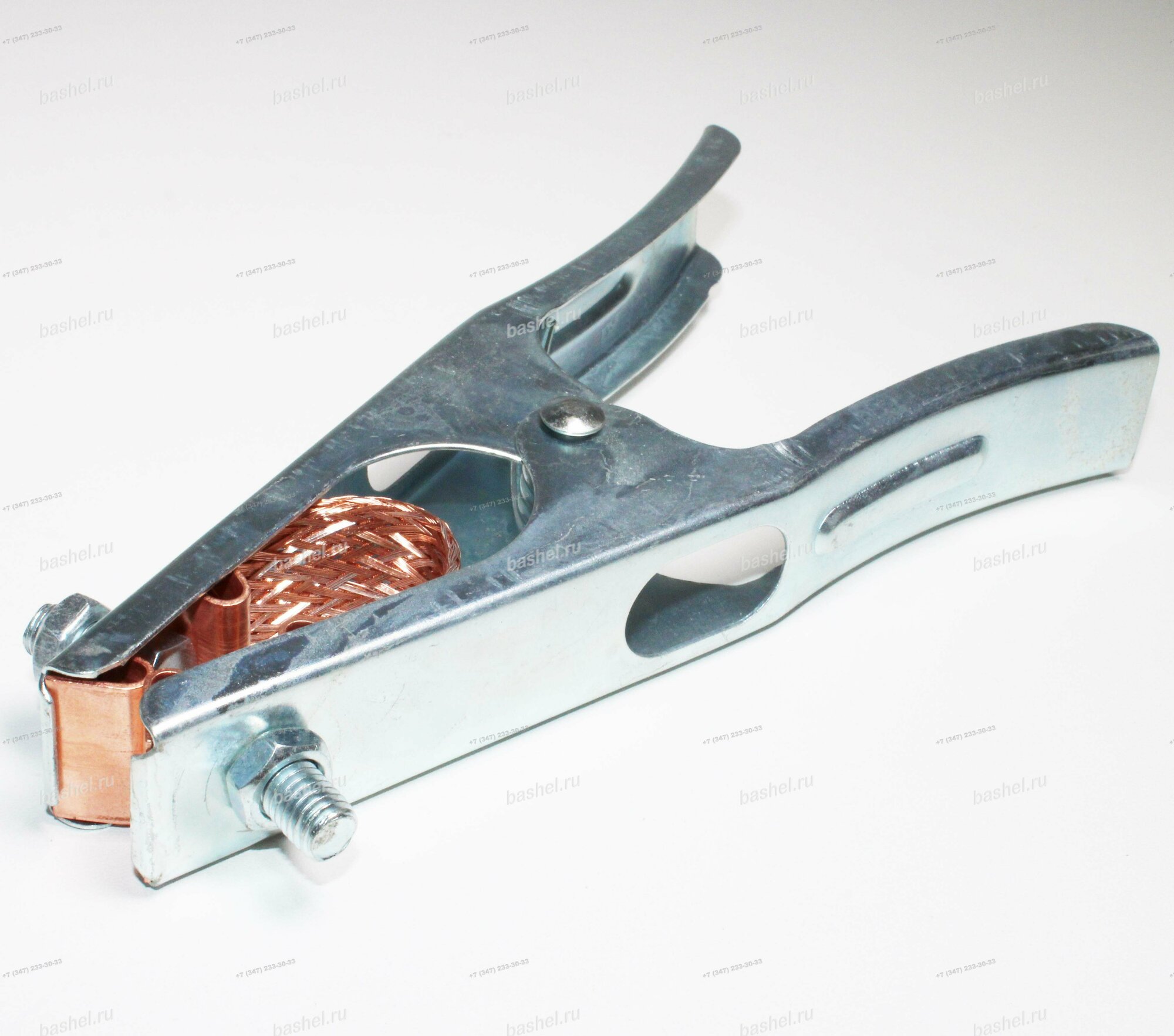 Зажим "крокодил" 300А L-170 мм для сварки REXANT (1 шт.)