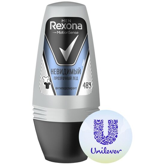 Антиперспирант роликовый REXONA Men Прозрачный лед, 50 мл.