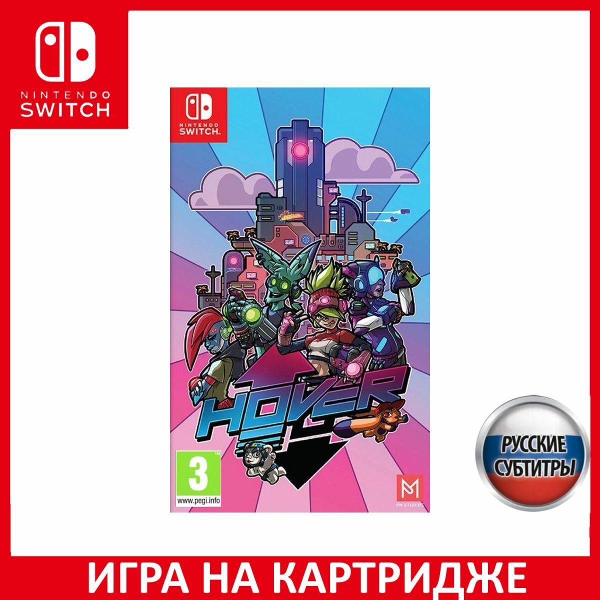 Игра Hover Switch Русская Версия Картридж на Nintendo Switch