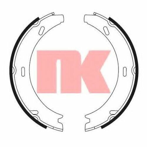 Комплект колодкок стояночного тормоза Nk 2733552 для Mercedes E-CLASS S210, VF210, W210, KOMBI TMODEL S124 S124, S-CLASS C140