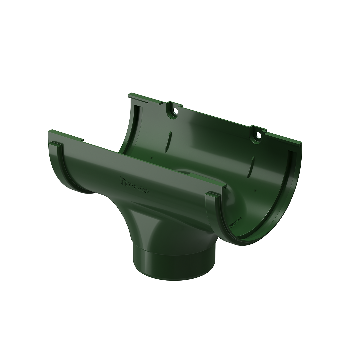Docke STANDARD Воронка 120 мм (Зеленый), диаметр трубы 80, толщина 1.65
