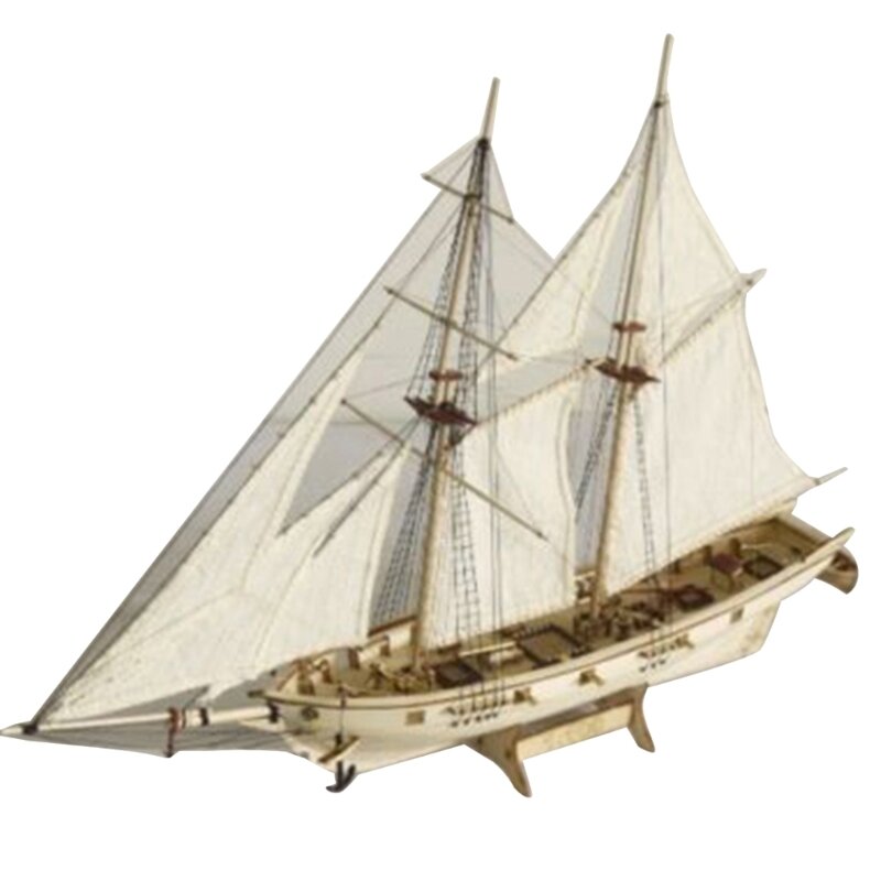Трехмерная Деревянная Головоломка DIY Ship Craft Model Kits для Подростков И Взрослых, Предварительно вырезанная Сборка, Строительная Игрушка, Парусная Лодка, Наборы, Подарок Для Детей