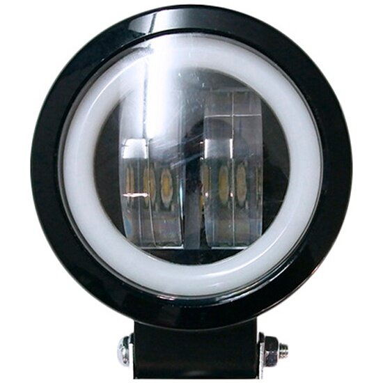Фара светодиодная Вымпел WL-520 (неон. обод, кругл, 2LED, 20W)