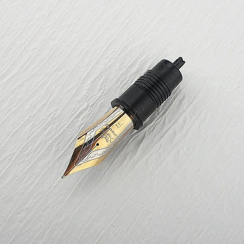 Перьевые наконечники Jinhao #8 для ручки Jinhao Skeleton, X159/9019, заменяемый металлический наконечник EF/F/M Golden