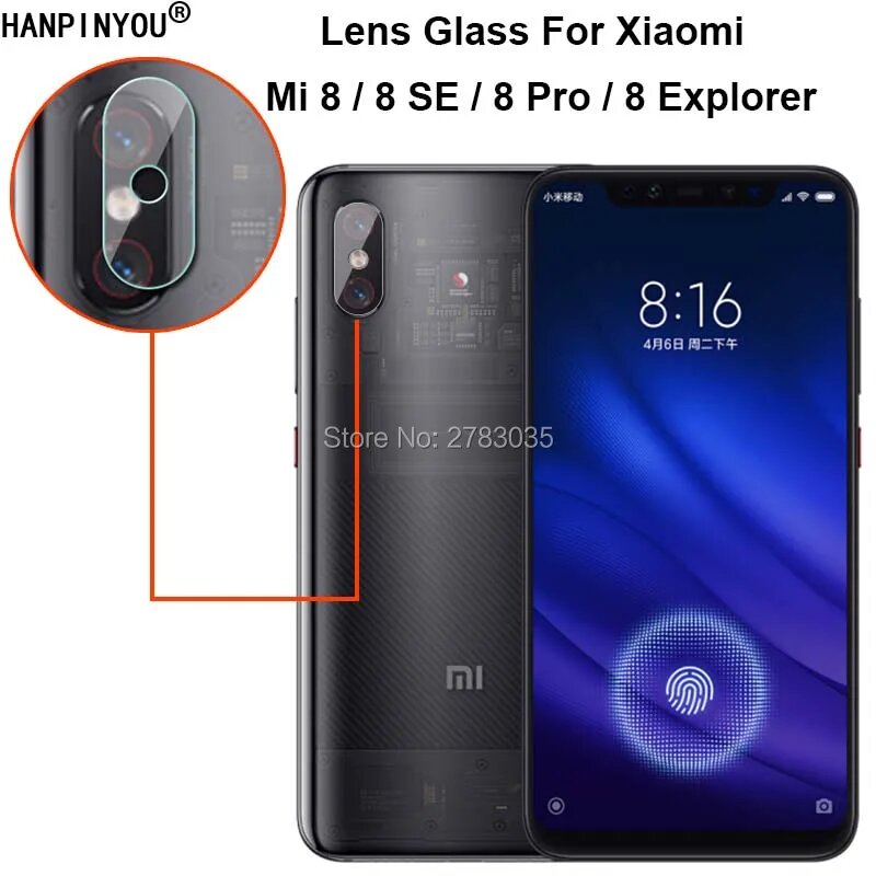 Защитная пленка на камеру Xiaomi Mi 8