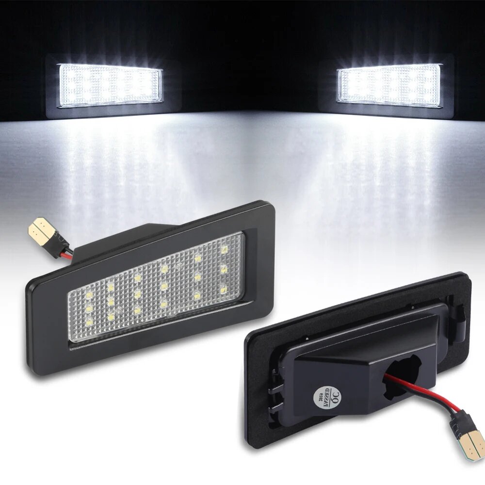 Автомобильные светодиодные лампы для номерного знака, 2 шт, для Mazda 3 2013-2018 BM BN | Mazda 2 Sedan 2015-2017 DJ DL | Mazda CX-3 2015-2021