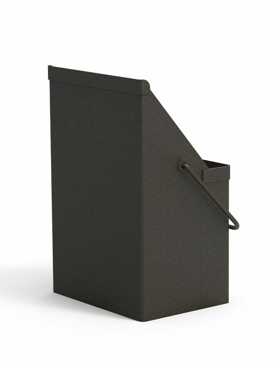 Ведро стэн для угля, золы, дров 14л. бронза