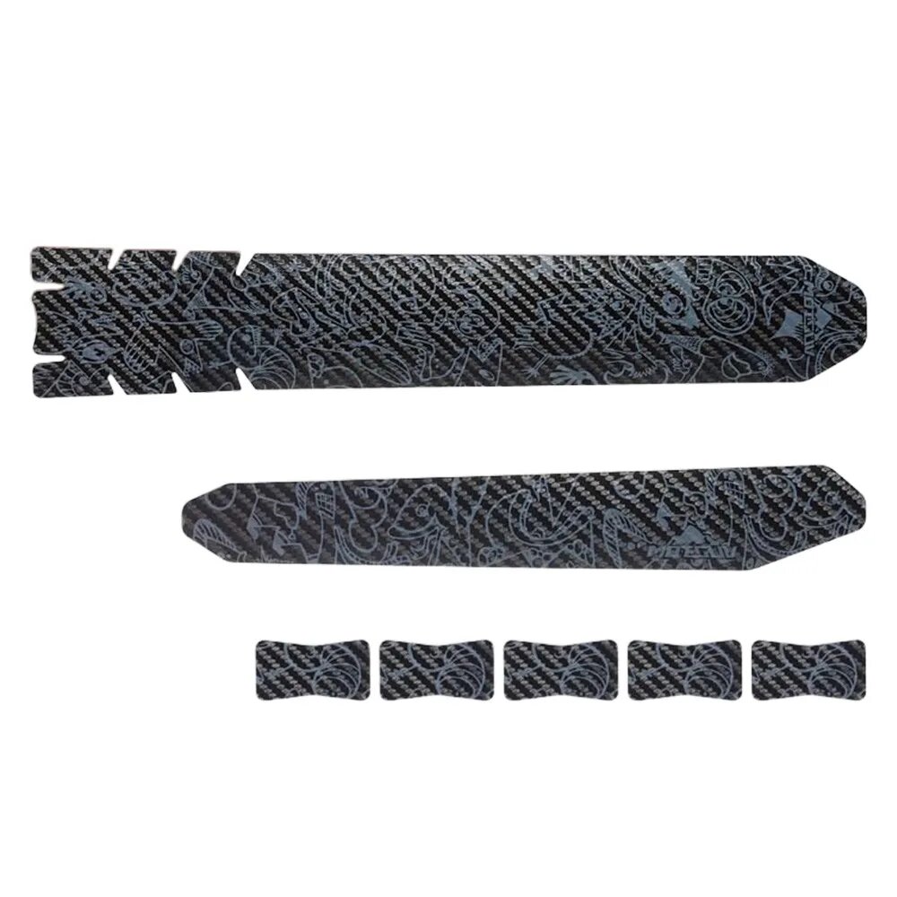 1 комплект, Черная защитная наклейка на велосипедную цепочку, наклейка на раму горного велосипеда, Нижняя рама, защита цепи от царапин, наклейки, аксессуары