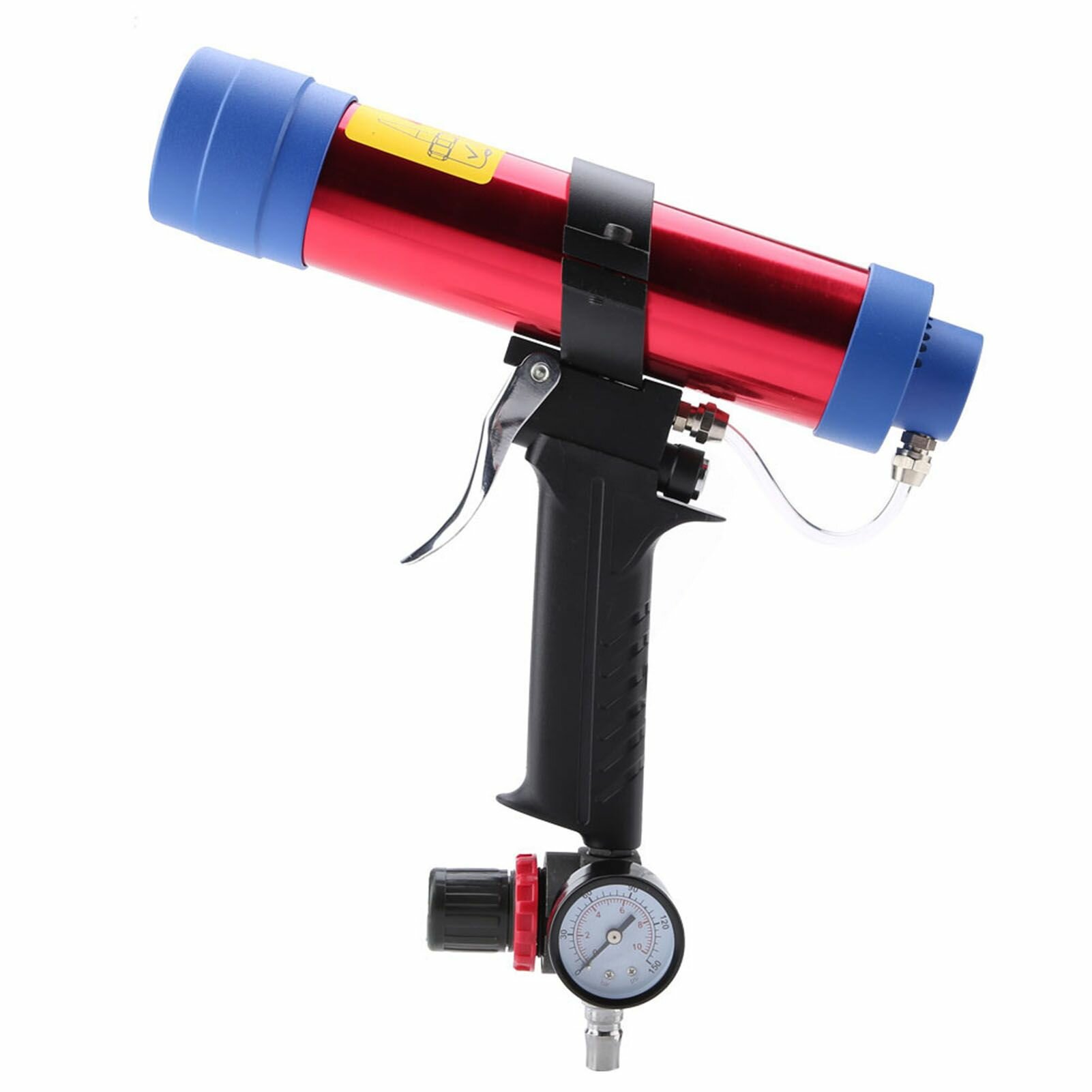 Пневмопистолет для герметика 310 мл с насадками
