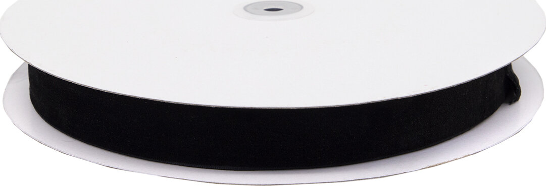 VR-001 Лента бархатная 3,0см*32,9м (черный)