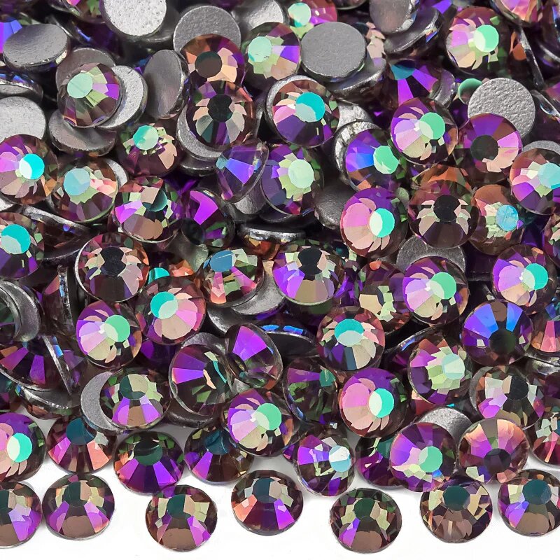 Стразы OLeeya Flatback стекло светлая серия ss6-ss30 Mix Size-1440pcs, Paradise Shine