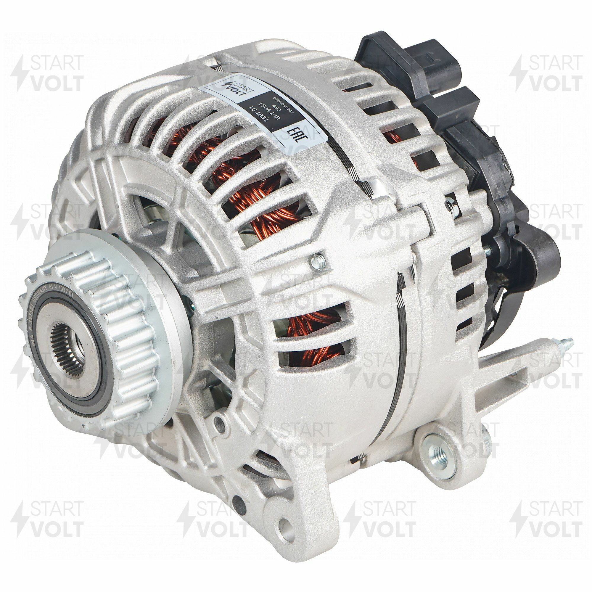 Генератор для а/м Volkswagen Touareg, Transporter T5, StartVolt LG 1831