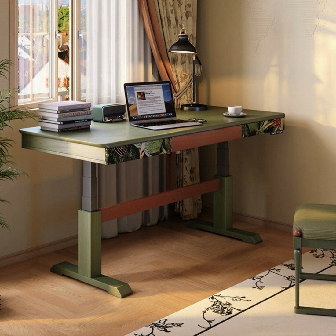 Письменный стол с регулируемой высотой Revello Green (160см)