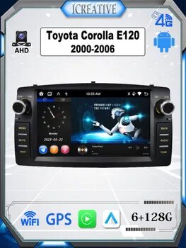 Icreative Автомагнитола, диагональ: 7", 2 DIN, 6ГБ/128ГБ