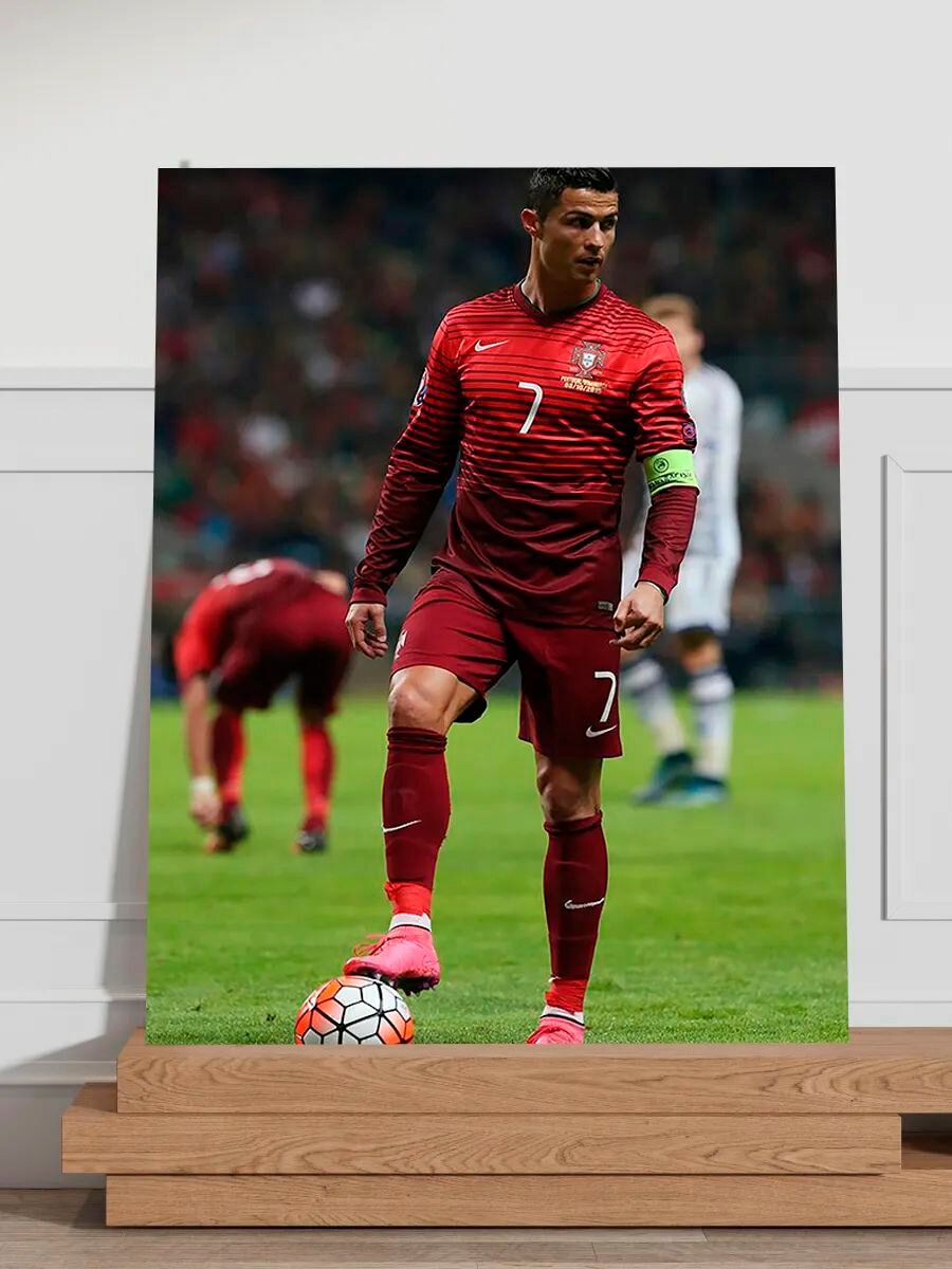 Картина "Cristiano Ronaldo", на стену 50х70см 1шт.