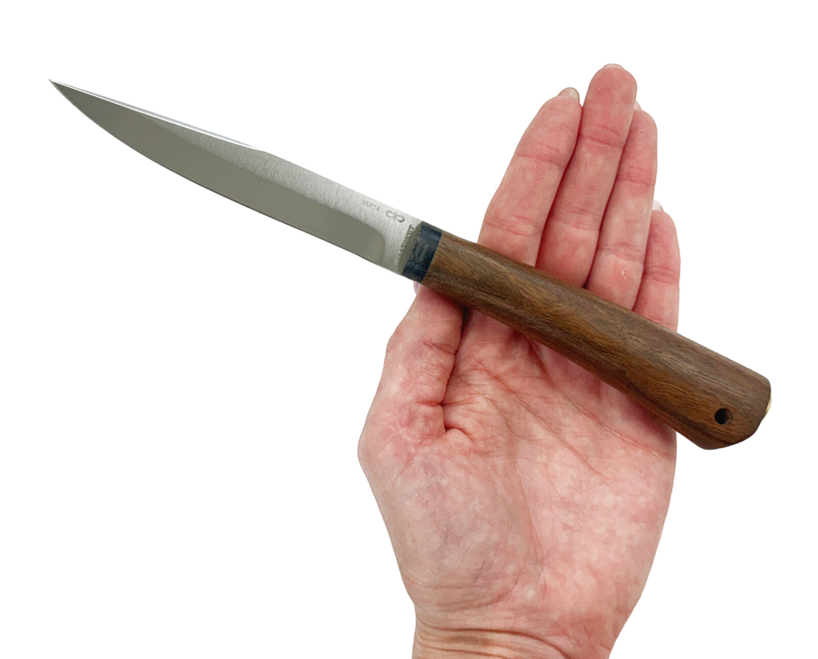 Нож Заноза, 95х18, орех, АиР Златоуст