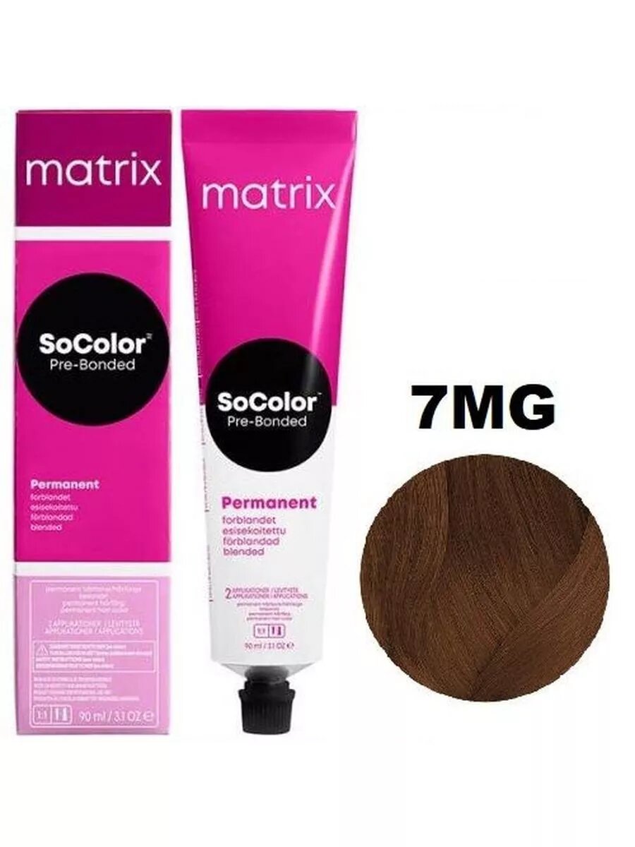 Matrix SoColor 7MG Стойкая краска для волос 90 мл