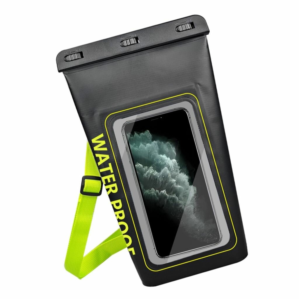 Аксессуары для путешествий,2L большой водонепроницаемый чехол для плавания и подводного плавания - черно-зеленый