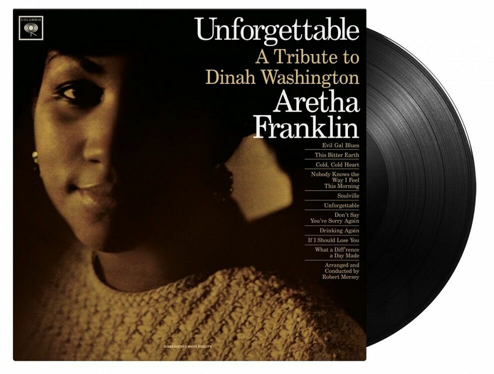 Aretha Franklin. Unforgettable - Tribute To Dinah Washington (LP / Black Vinyl/винил)