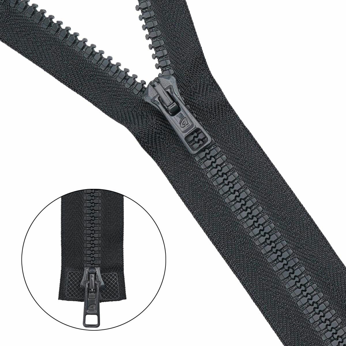 Молния трактор Тип 10 (6мм) 2 замка 75см Arta-F (102 т. серый)