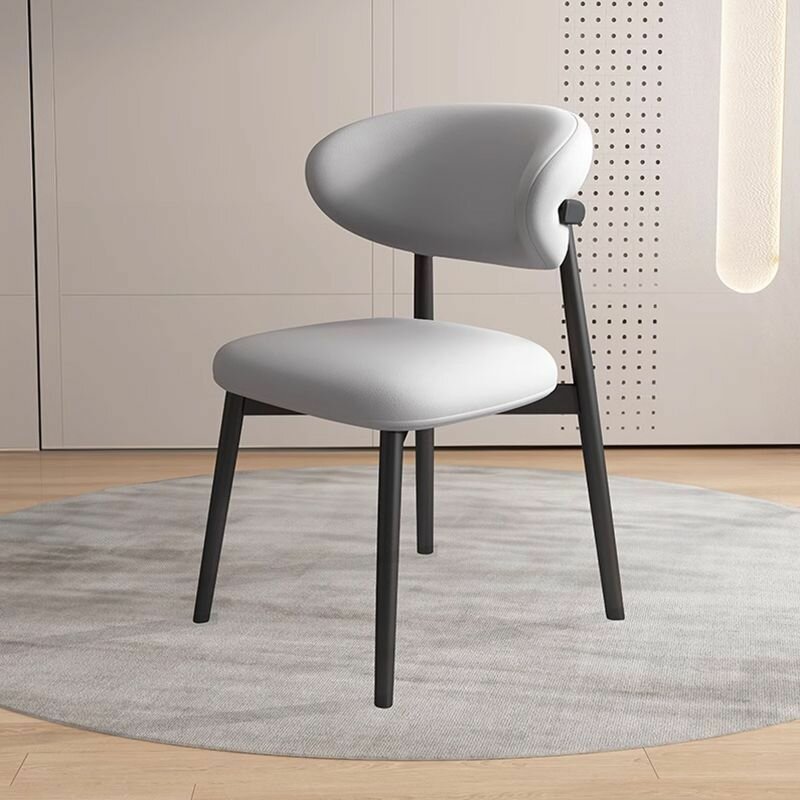 Стул, для столовой, скандинавский стиль, натуральный дерево, текстиль/искусственная кожа