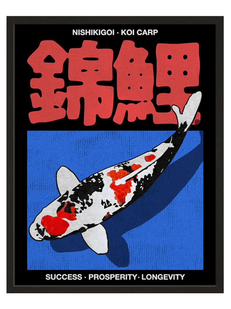 Постер "Carps", холст, А3, 30x40 см, в тубусе