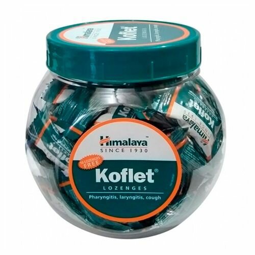 Кофлет - леденцы от кашля и проблем в горле / Koflet Himalaya 75 шт