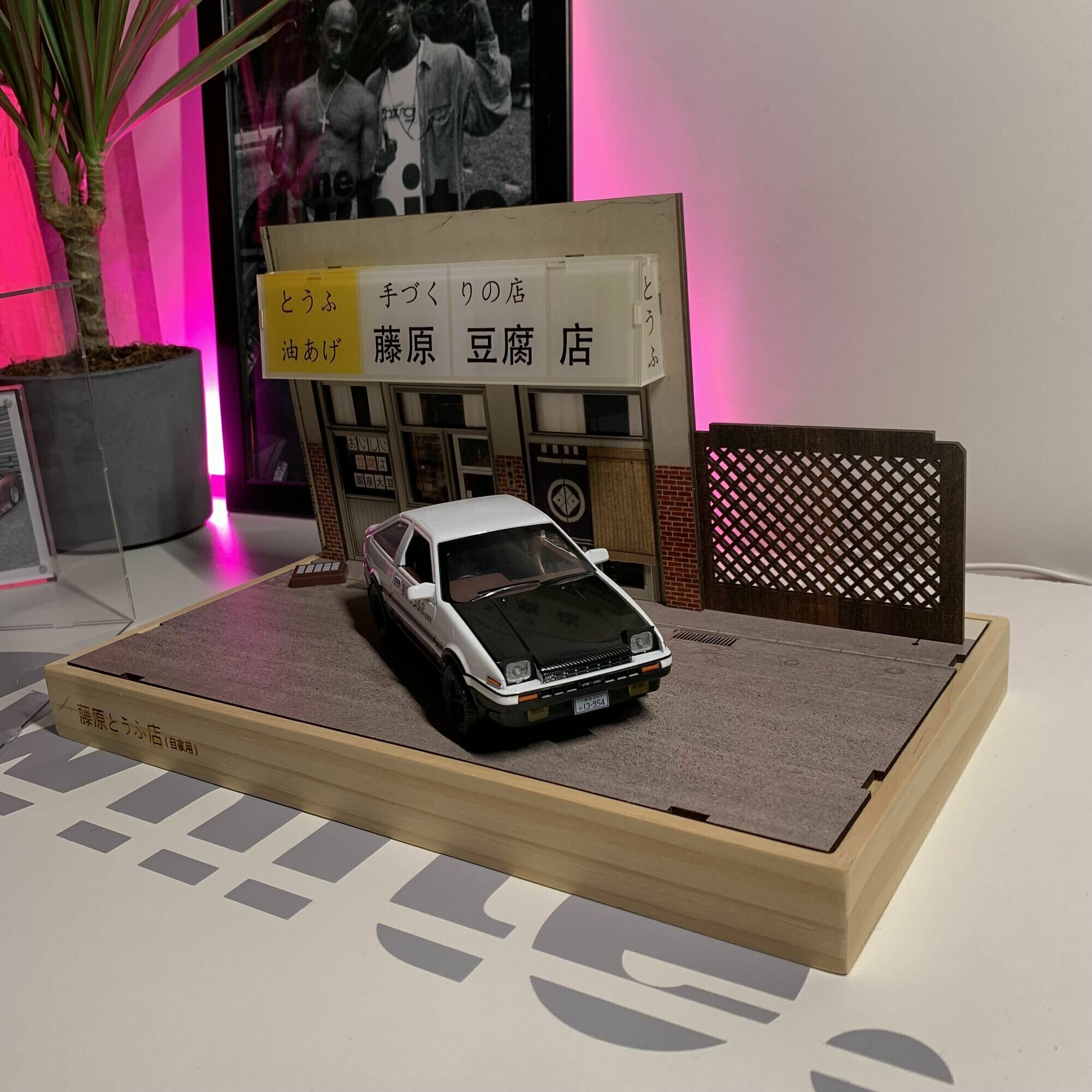 Японский Ночник Initial D+Toyota Ae86 — фото 1