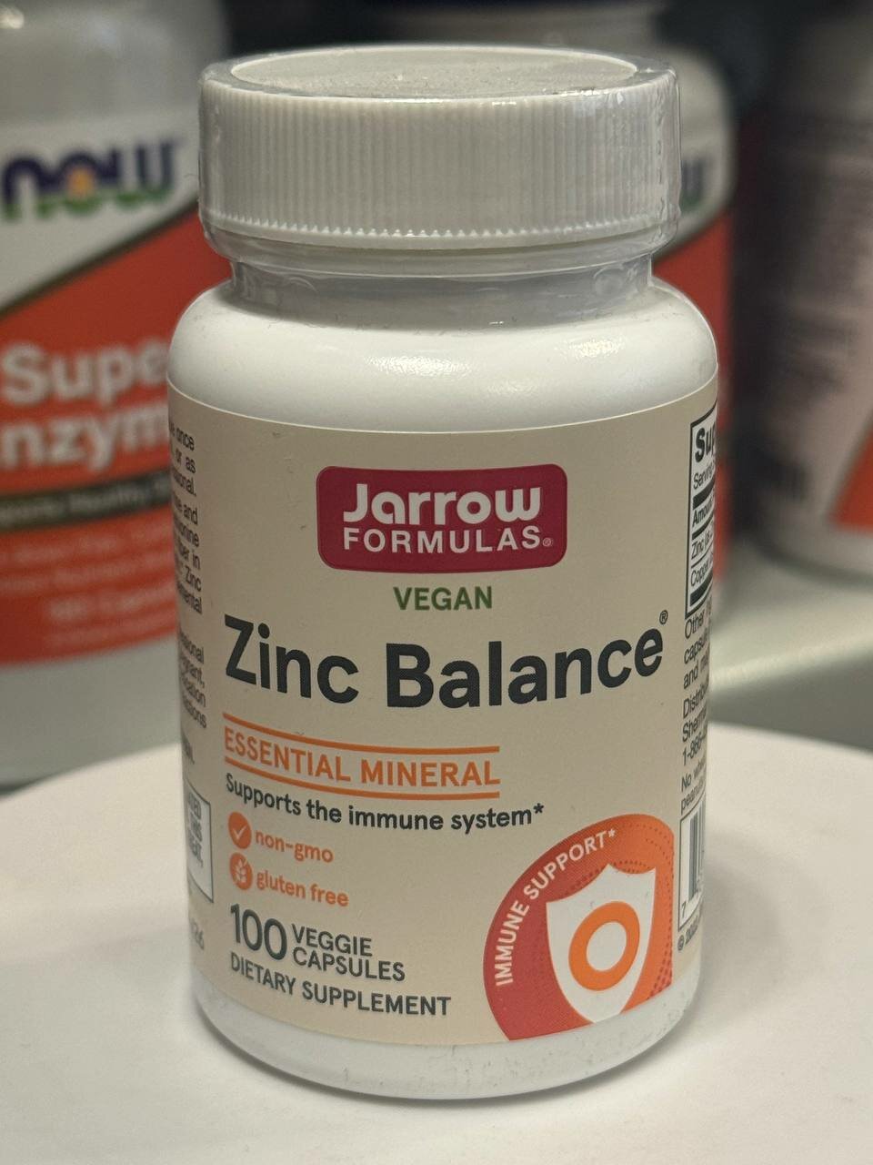 Jarrow Formulas Zinc Balance, Цинк и медь для укрепления здоровья, 100 капсул