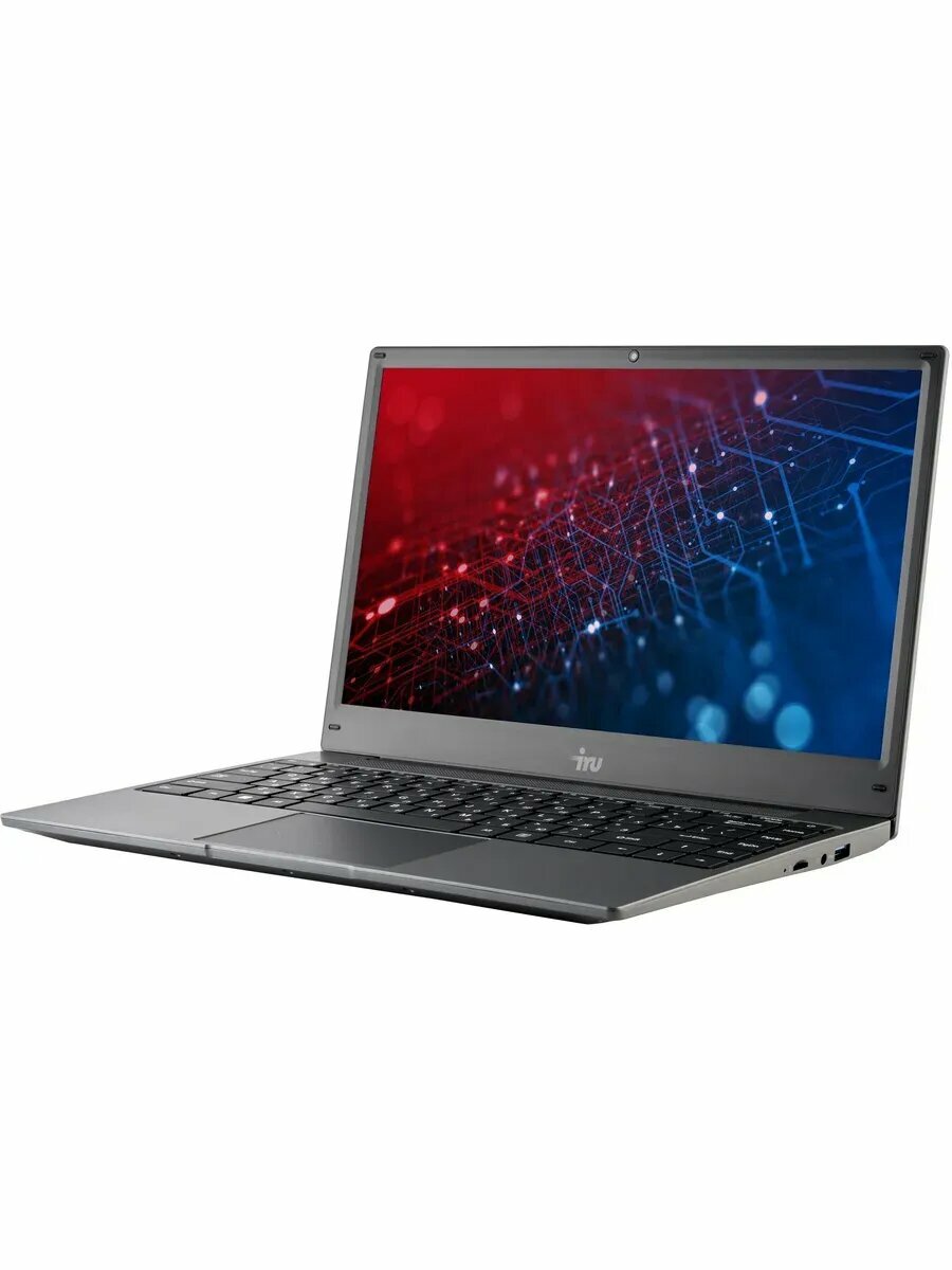 Ноутбук IRU Tactio 14RLH Ryzen 5 Pro 5675U 8Gb SSD256Gb AMD Radeon 14 IPS FHD (1920x1080) Free DOS g