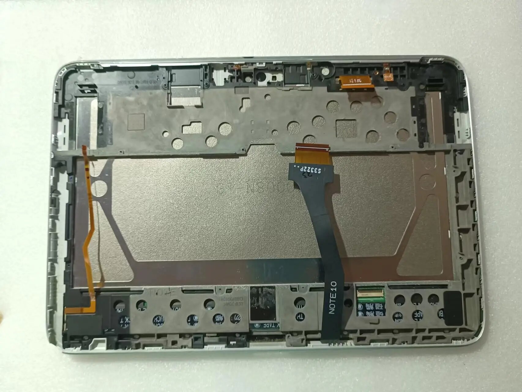 Жк-дисплей с сенсорным экраном для Samsung Galaxy Note 10,1, N8000, N8010, AAA, с рамкой, в сборе White withN8010Frame