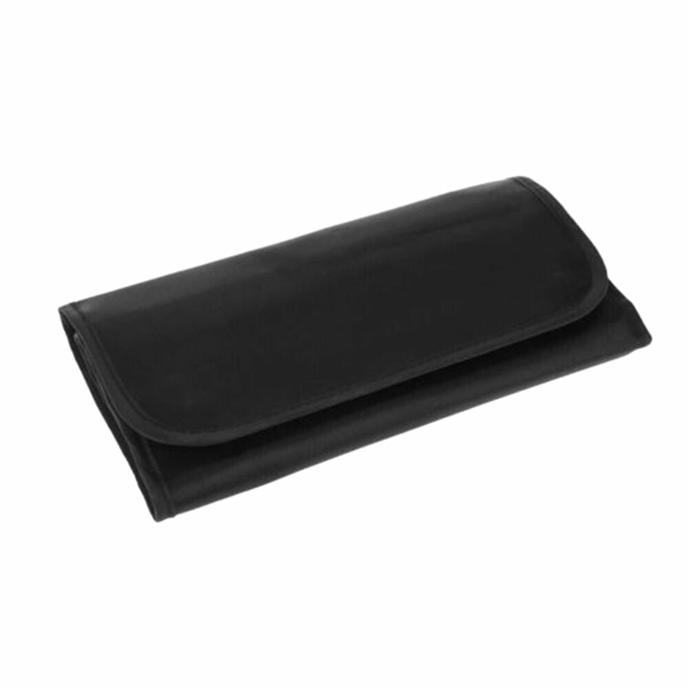 Набор кистей для маникюра 20 штук для детализации, стрипирования, смешивания, рисования, 3D-кисть, точечный инструмент, вентиляторная кисть и лайнер с портативным сумочкой для хранения, черный цвет, материал нейлоновое волокно, размер товара около