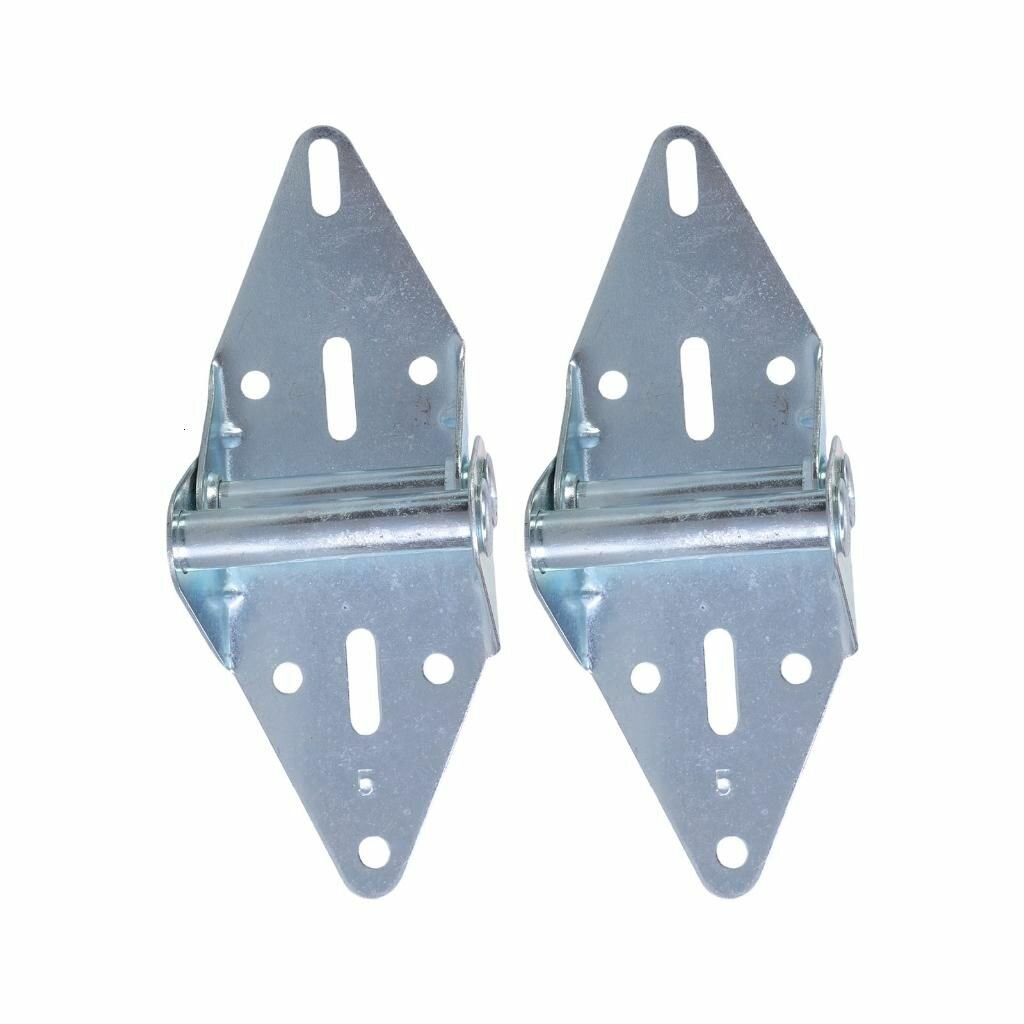 2 петли для крепления гаражных ворот, кронштейн для крепления, пластина вала-петля № 5