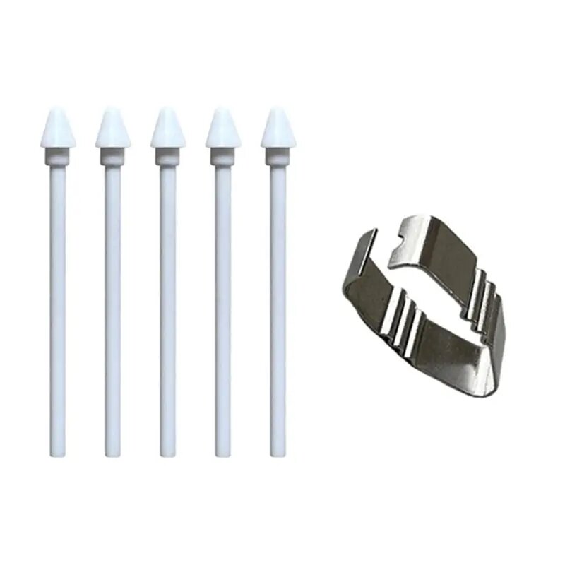 Новый сменный набор наконечников для карандашей для планшета, 5 шт, для Galaxy, Tab S11/S11, ультра износостойкие наконечники для стилуса с зажимом