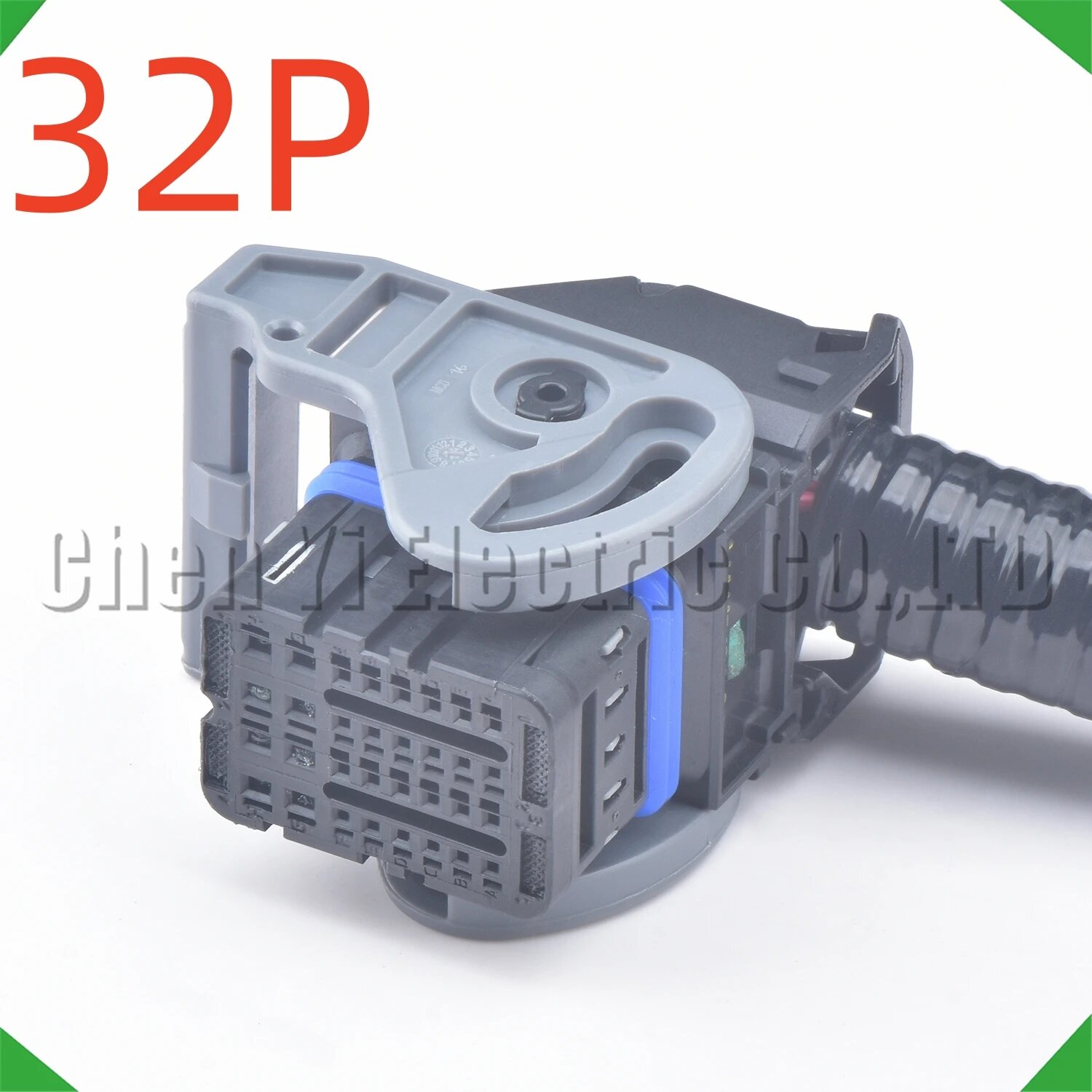 Разъем 32P автомобильный, черный, 30см