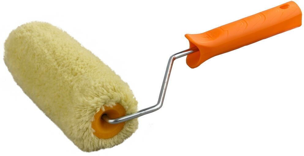 Валик фасадный SYNTEX полиакрил малярный в сборе, ворс 18мм, бюгель 6мм, 50х180мм, STAYER Master